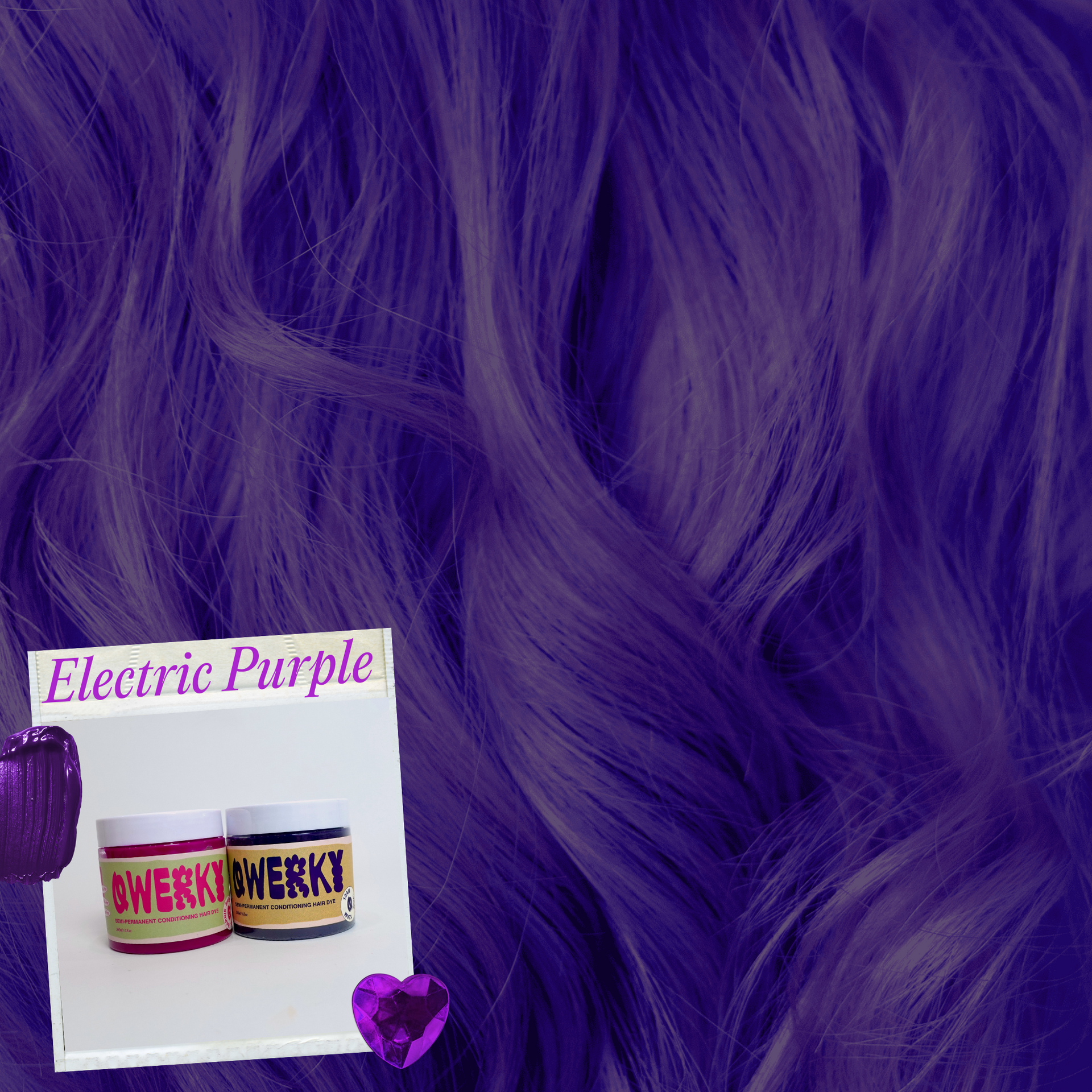 Electric Purple Mixology Look – Qwerky Colour